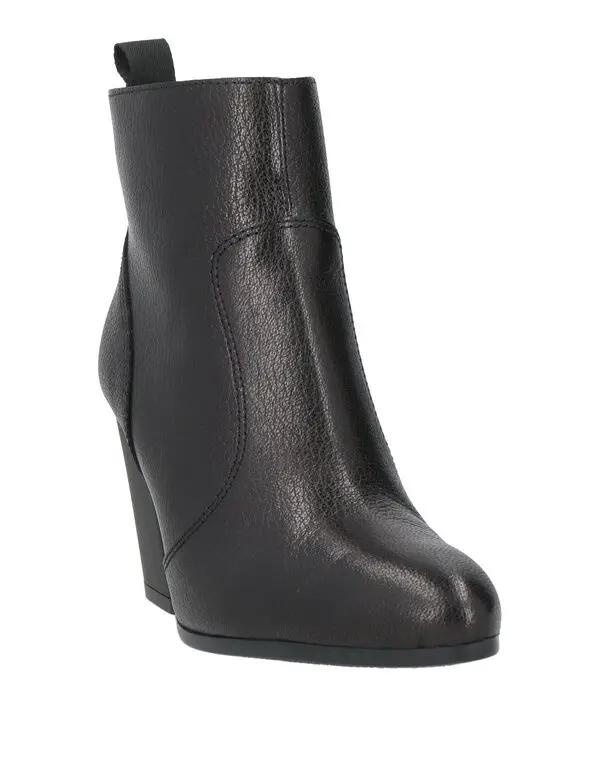 Hogan Leather Ankle Boots - Black