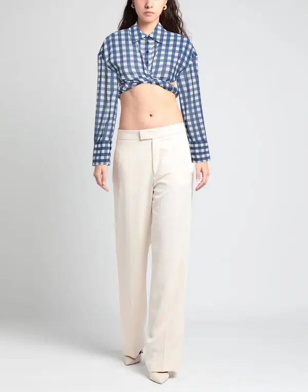 Jacquemus Woven Checked Shirt - Blue