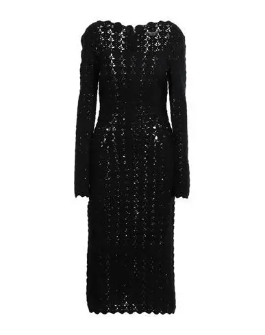 Dolce & Gabbana Midi Dress In Virgin Wool And Cashmere