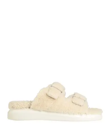 Alexander McQueen Sandals In Leather - White
