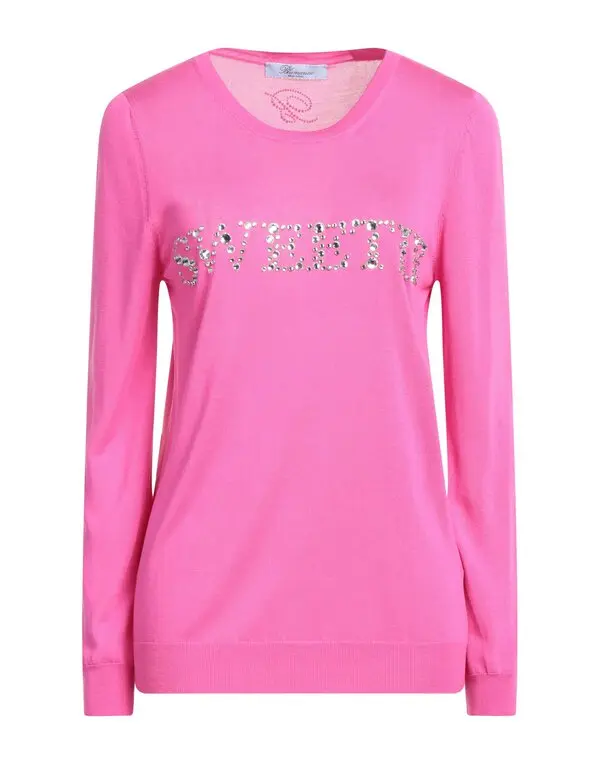 Blumarine Knitted Rhinestone Sweater