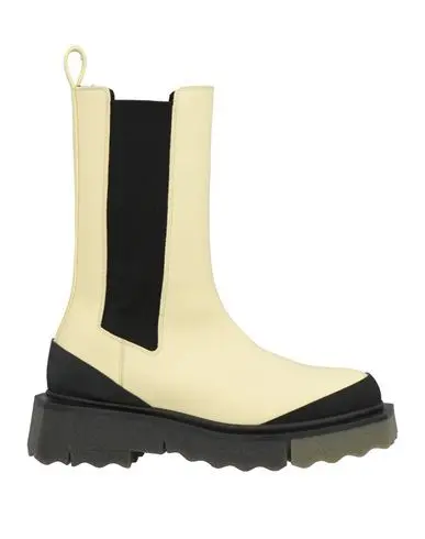 Off-White Calfskin Chelsea Boots