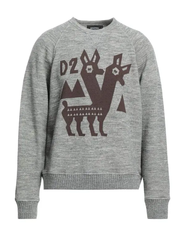 Dsquared2 Sweatshirt In Cotton, Wool And Elastane