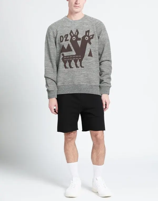 Dsquared2 Sweatshirt In Cotton, Wool And Elastane