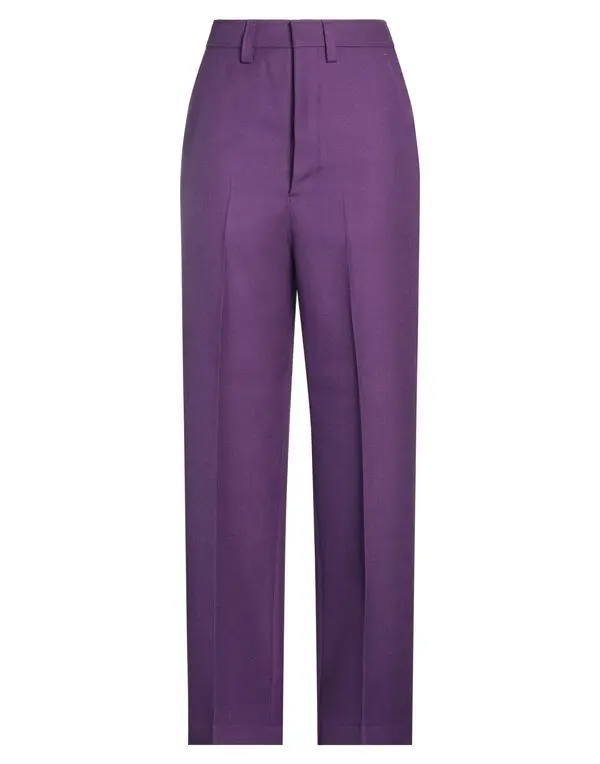 Ami Virgin Wool Pants - Purple