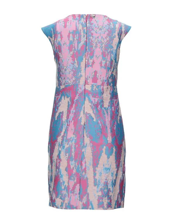 Byblos Jacquard Mini Dress - Azure