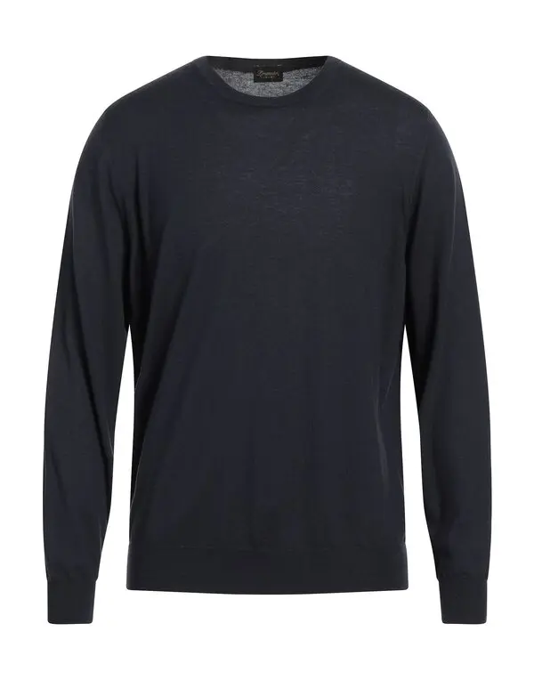 DRUMOHR Cashmere Crewneck Sweater - Navy Blue