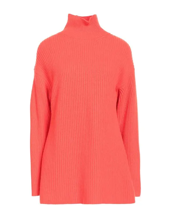 JUCCA Turtleneck Knit Top - Tomato Red