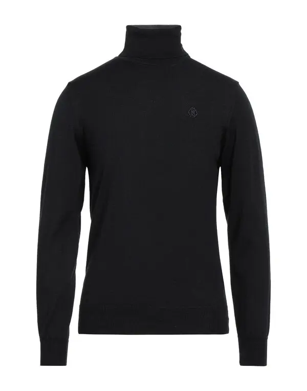 Roberto Cavalli Turtleneck Knit Top - Blue