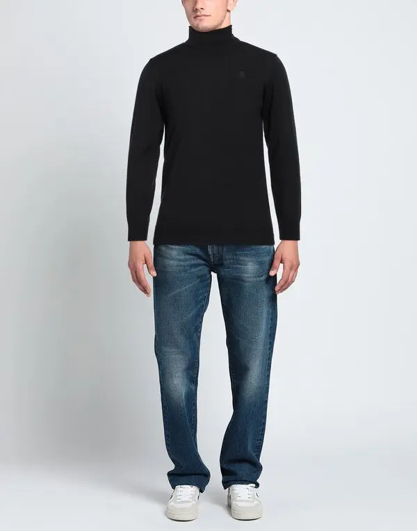 Roberto Cavalli Turtleneck Knit Top - Blue