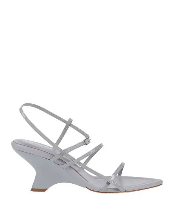 GIA BORGHINI Ankle Strap Sandals - Grey