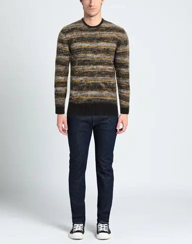DRUMOHR Lambswool Striped Sweater - Yellow