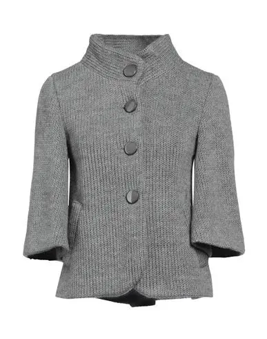 EMMA & GAIA Knitted Peplum Jacket - Grey