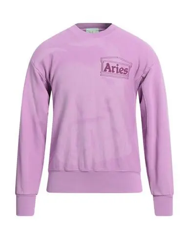 Aries Cotton Fleece Sweatshirt - Purple
