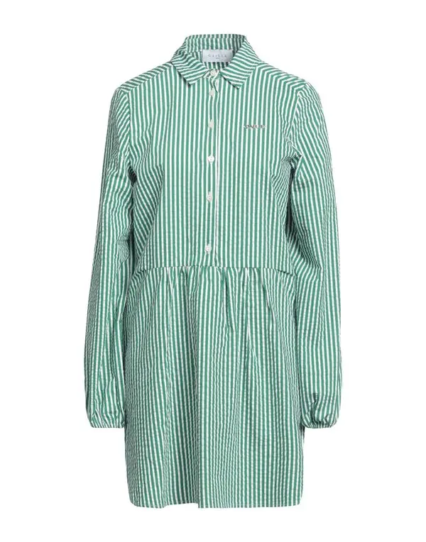 GAELLE PARIS Stripe Mini Shirt Dress