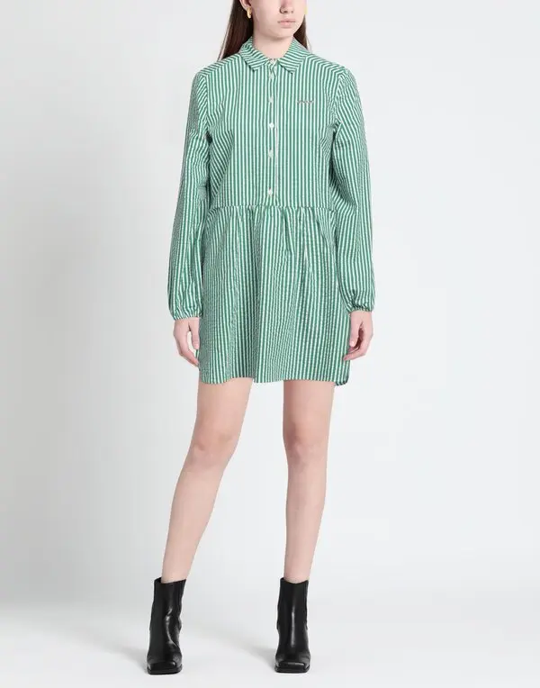 GAELLE PARIS Stripe Mini Shirt Dress