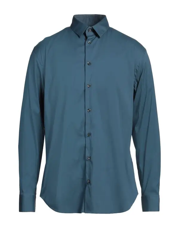 Giorgio Armani Shirt Size Cotton, Polyamide, Elastane - Green