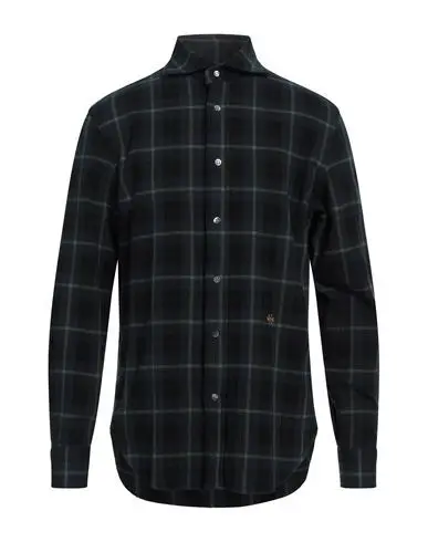 JACOB COHЁN Shirt Dark Size Cotton, Linen