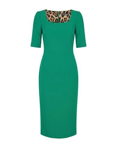 Dolce & Gabbana Midi Dress Size Viscose, Acetate, Elastane - Green