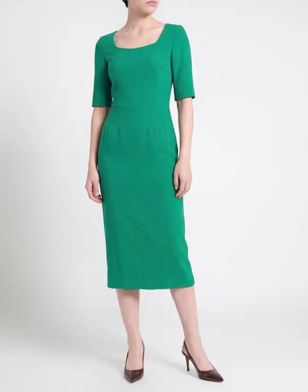 Dolce & Gabbana Viscose Blend Midi Dress - Green
