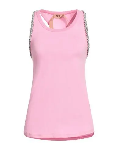 N°21 Embellished Cotton Tank Top