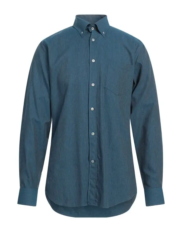 Paul & Shark Shirt Deep Teal Size Cotton - Blue
