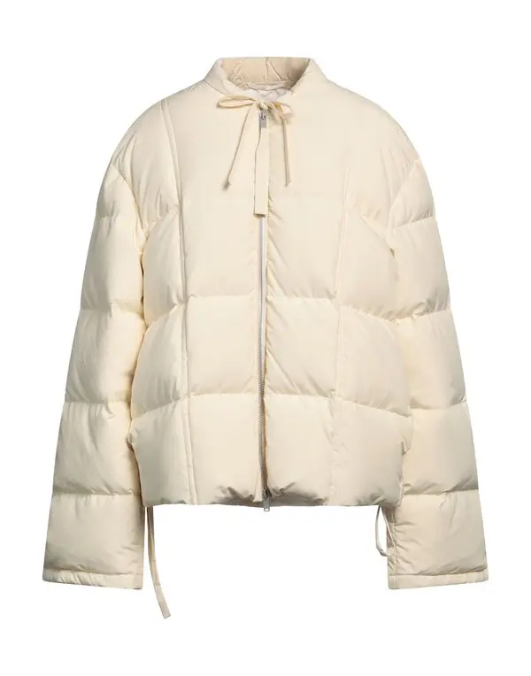 JIL SANDER Quilted Polyester Puffer Jacket - White