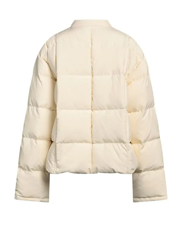 JIL SANDER Quilted Polyester Puffer Jacket - White