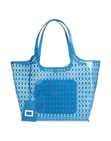 ROGER VIVIER Handbag In Pvc And Polyvinyl Chloride - Blue