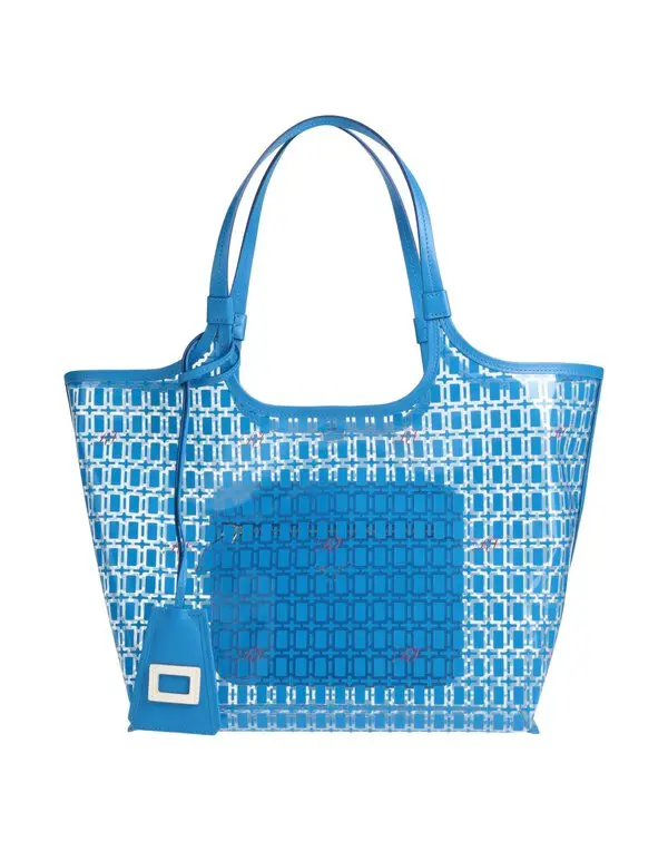 ROGER VIVIER Handbag In Pvc And Polyvinyl Chloride - Blue