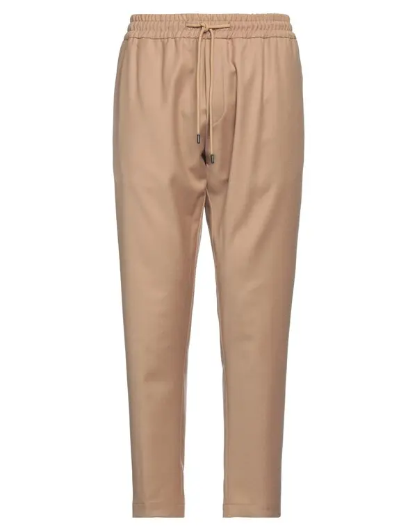 DONDUP Tapered Virgin Wool-blend Pants - Beige