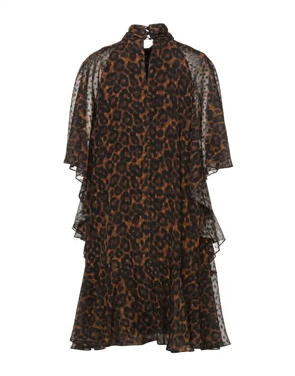 Erdem Leopard-print Voile Midi Dress