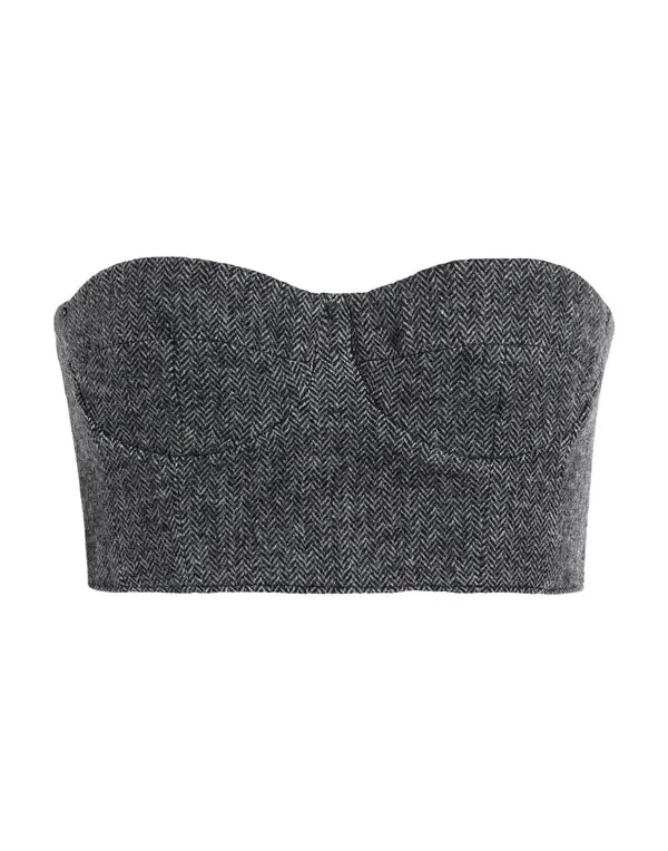 Max & Co. De-coated Wool Corset Top