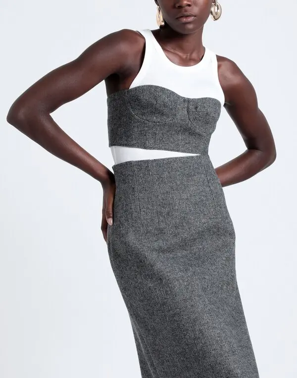 Max & Co. De-coated Wool Corset Top