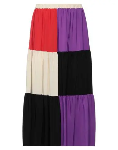 JUCCA Midi Skirt In Acetate And Silk