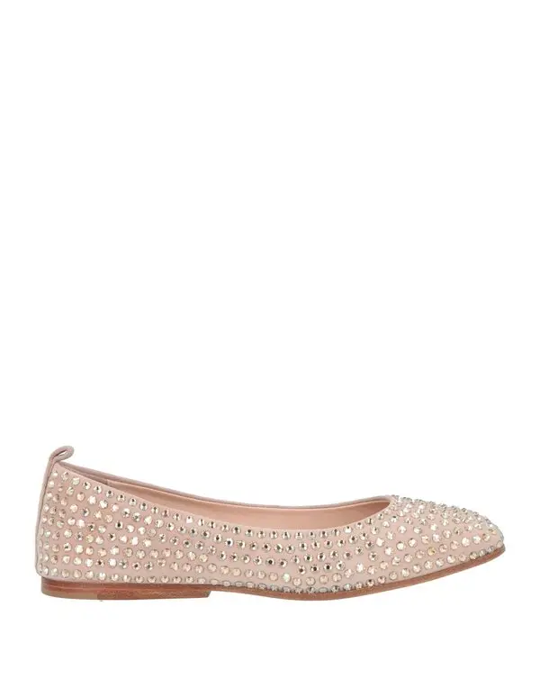 EDDY DANIELE Ballet Flats With Swarovski Crystals