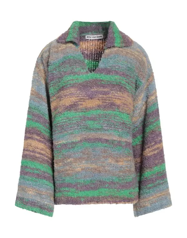 ATTIC AND BARN Knitted Sweater - Green