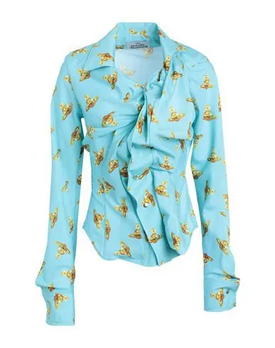 VIVIENNE WESTWOOD Crepe Printed Shirt - Blue