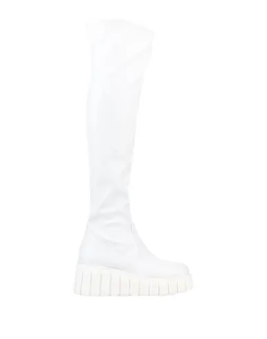 NILA & NILA Over The Knee Textile Fibers Wedge Heel Boots