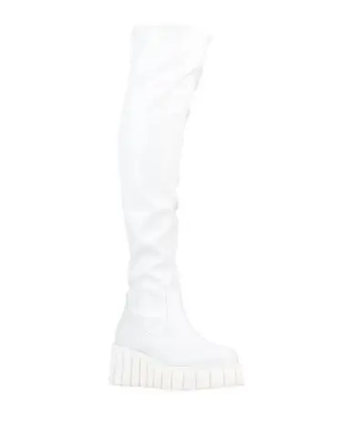 NILA & NILA Over The Knee Textile Fibers Wedge Heel Boots