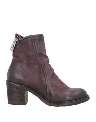 A.S.98 Soft Leather Ankle Boots - Purple
