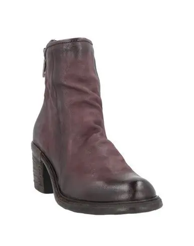 A.S.98 Soft Leather Ankle Boots - Purple