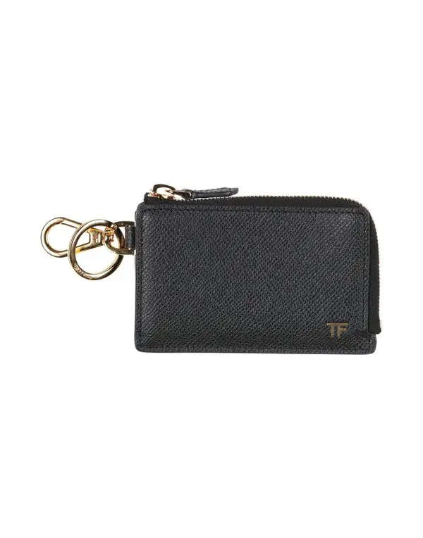 TOM FORD Coin Purse Calfskin, Brass