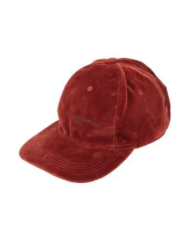 Stella McCartney Velvet Baseball Cap - Brown