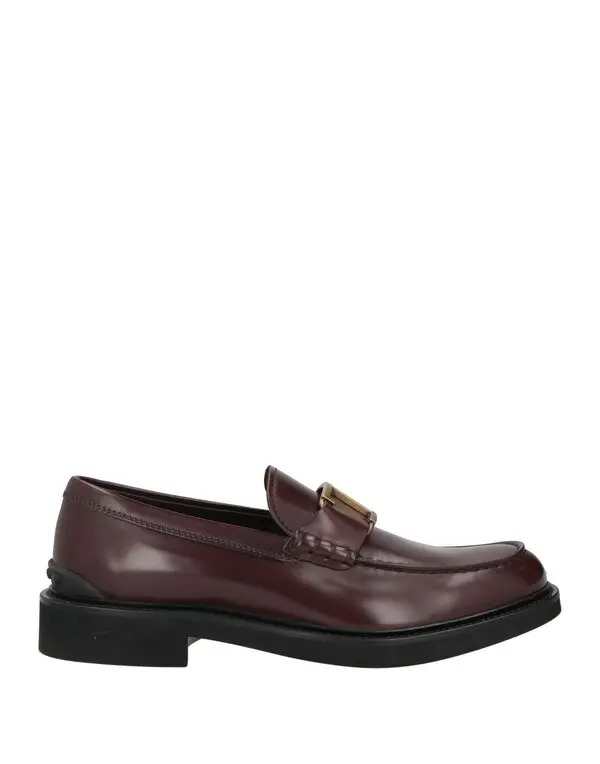 TOD'S Loafers Size Soft Leather - Red