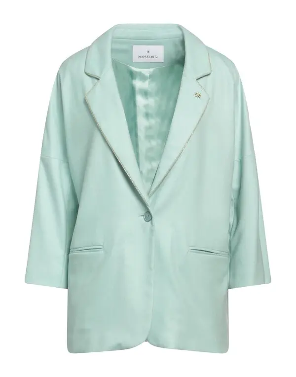 MANUEL RITZ Single-breasted Blazer - Green
