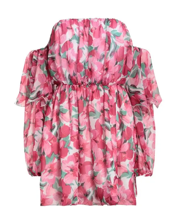 JIJIL Off-the-shoulder Floral Print Chiffon Top