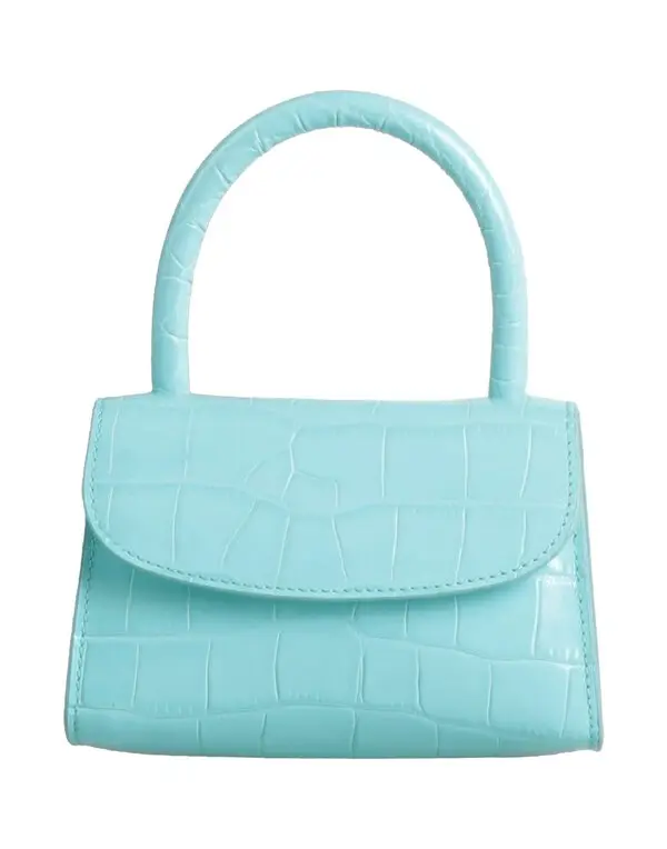 By Far Cow Leather Handbag - Blue