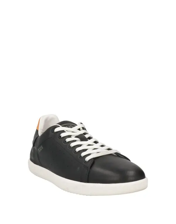 TOD'S Leather Low-top Sneakers - Black