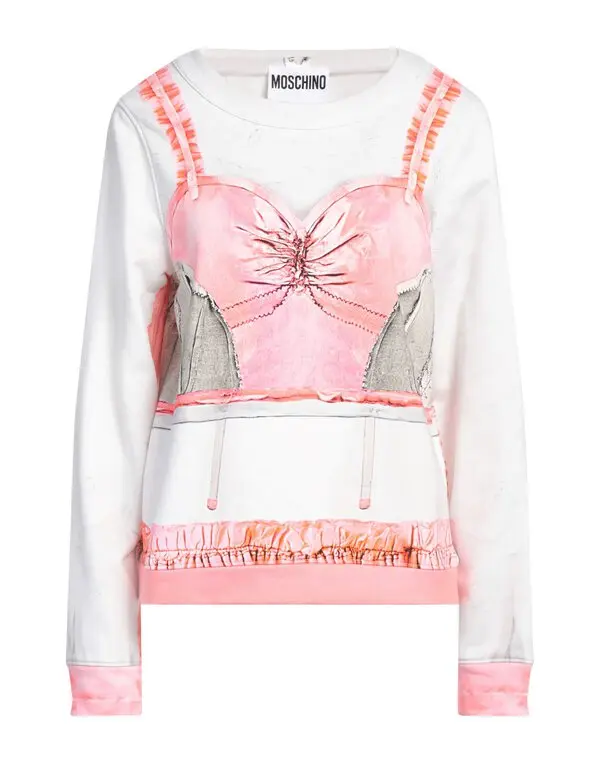 Moschino Cotton Crewneck Sweatshirt - Red